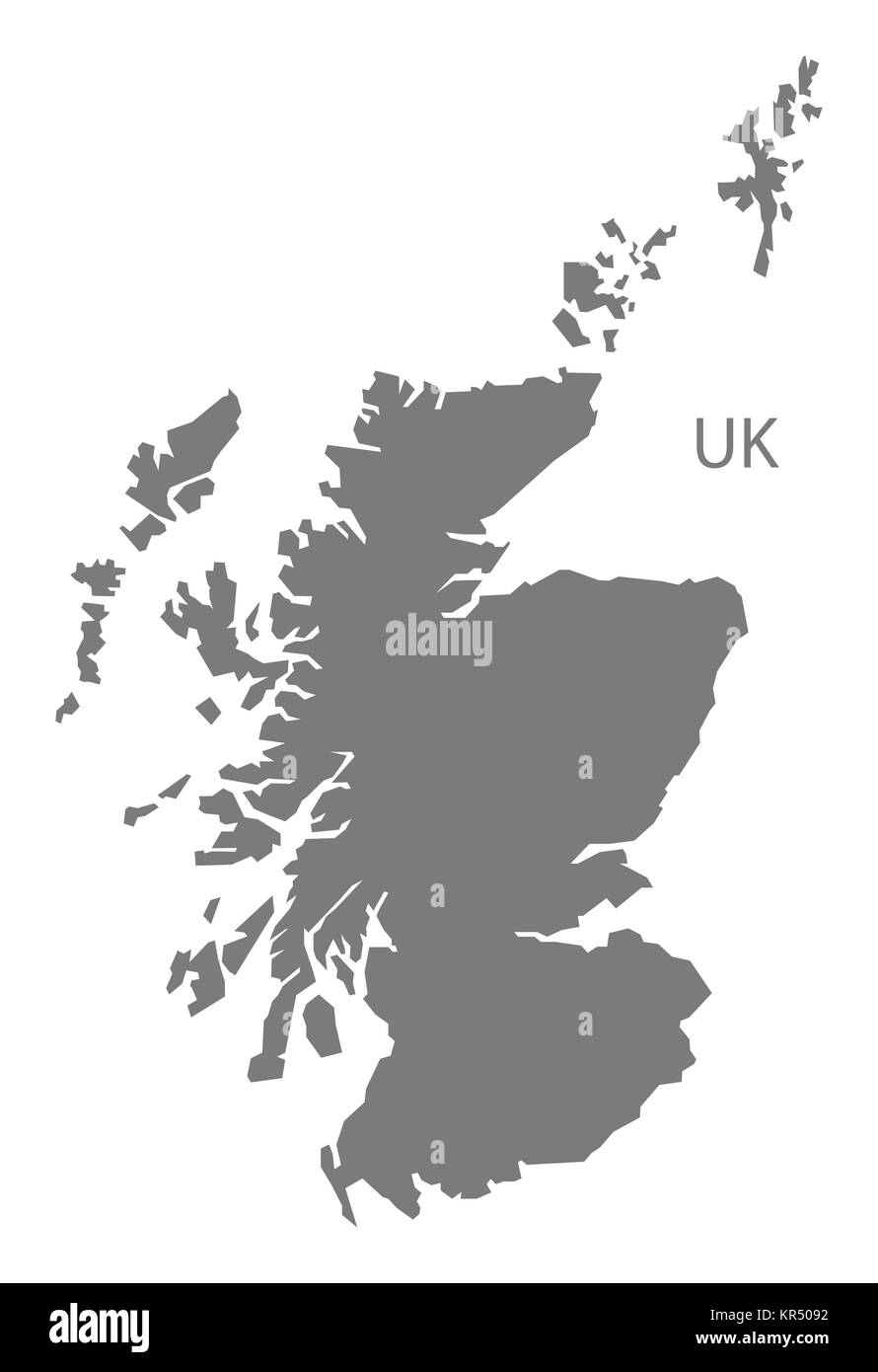 Scotland map Banque de photographies et d’images à haute résolution - Alamy