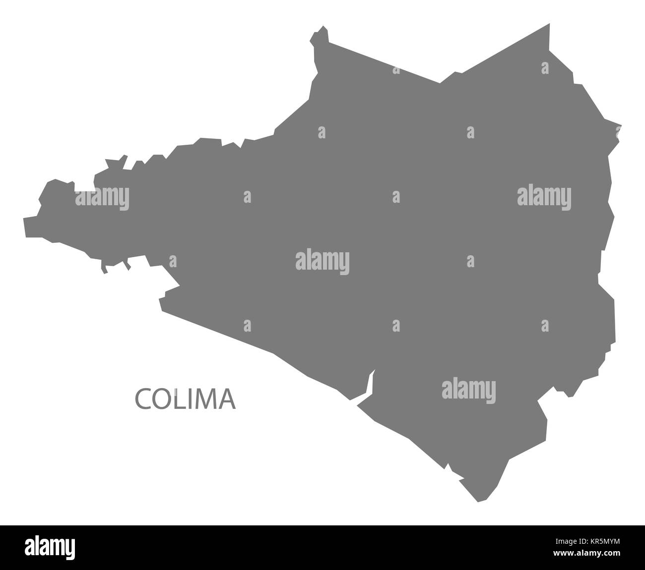 Colima map Banque de photographies et d’images à haute résolution - Alamy