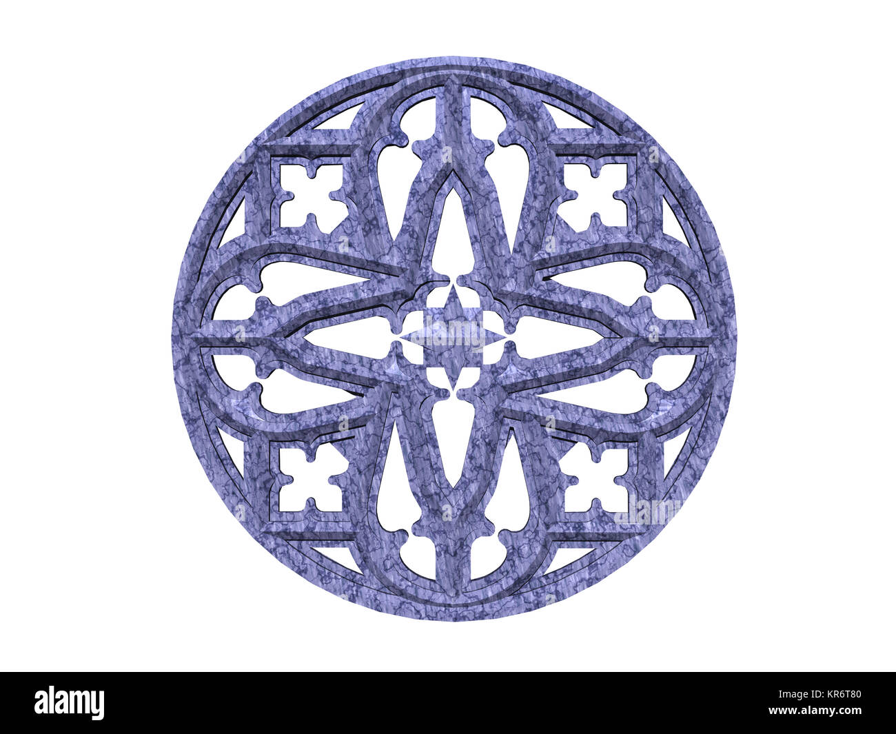 Rosace window Banque d'images détourées - Alamy