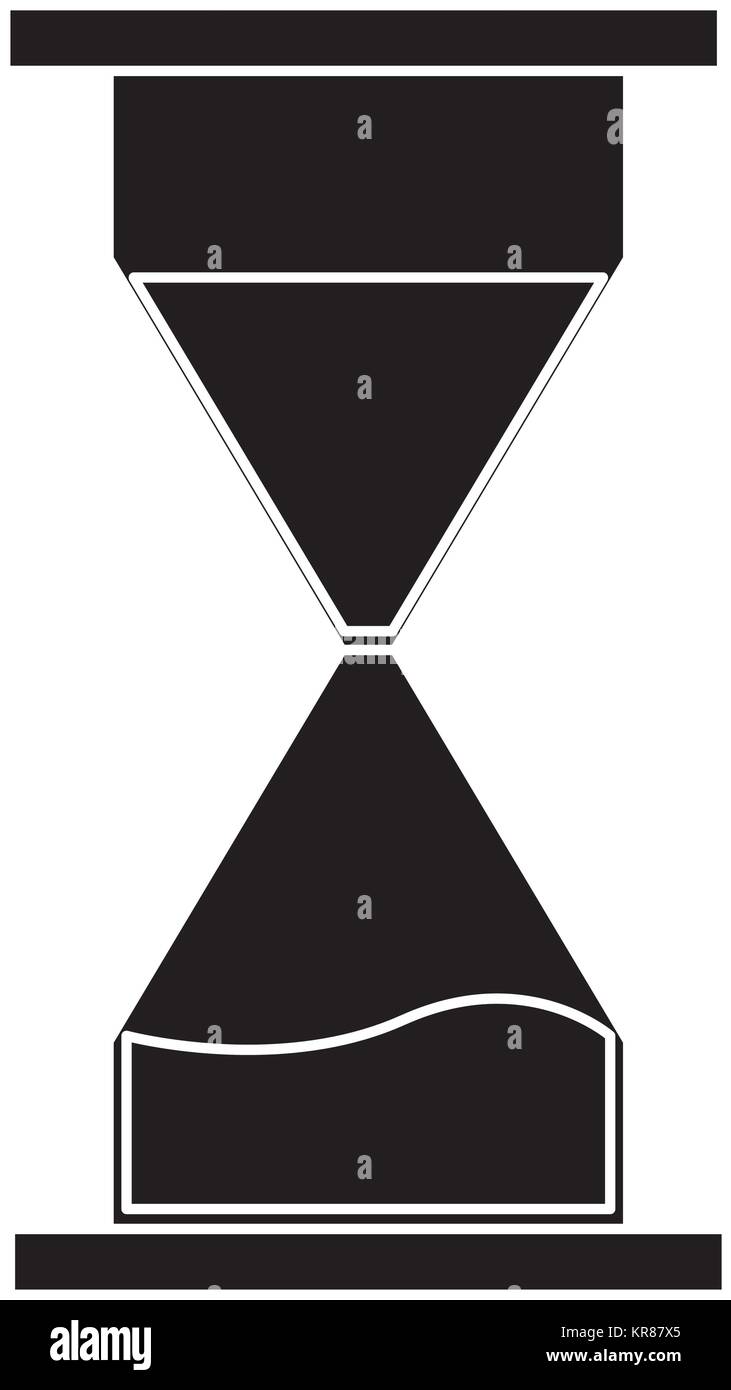 Icône Symbole temps Hourglass vector illustration graphic design Image ...
