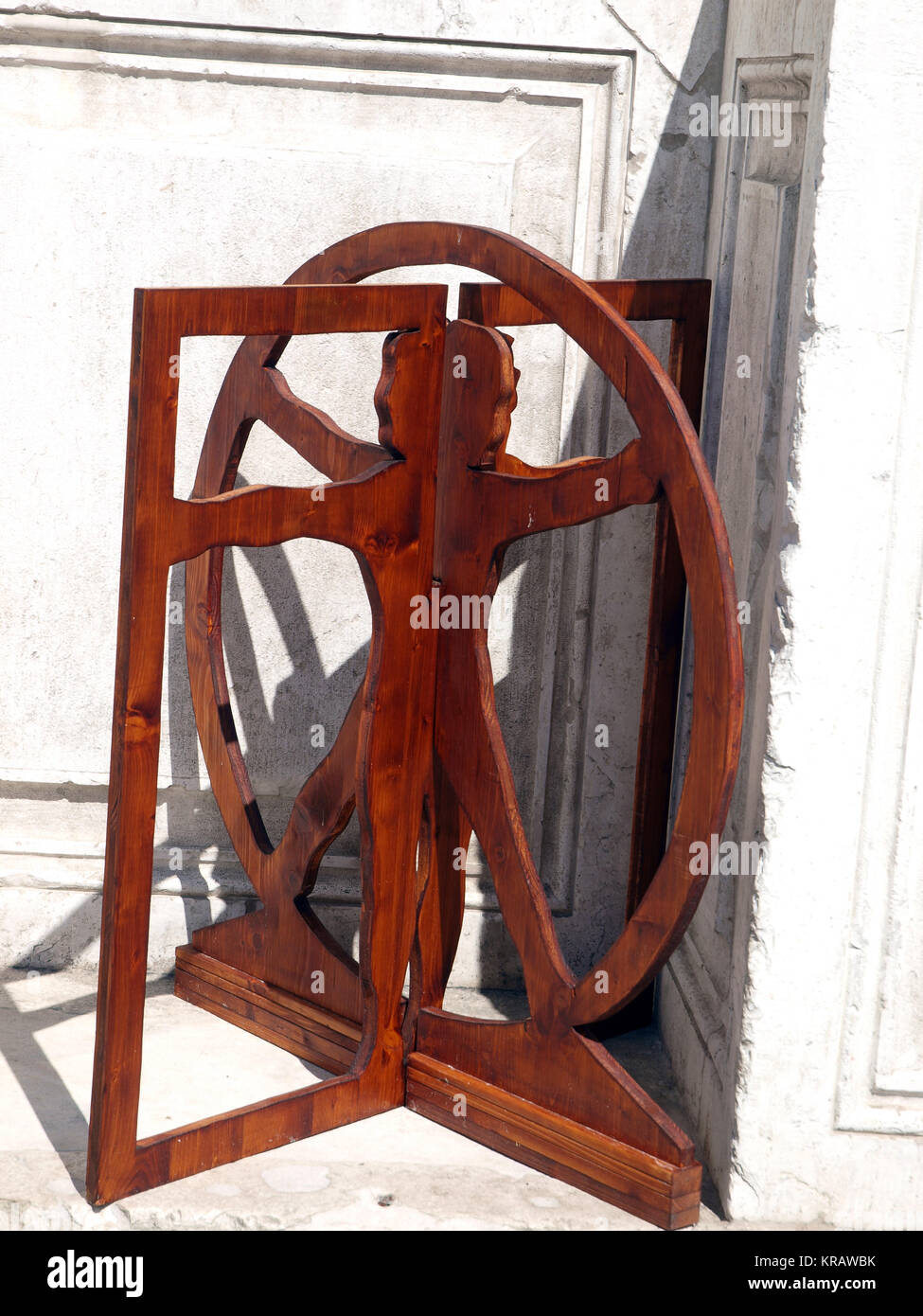 L'homme de Vitruve par Leonardo da Vinci Photo Stock - Alamy