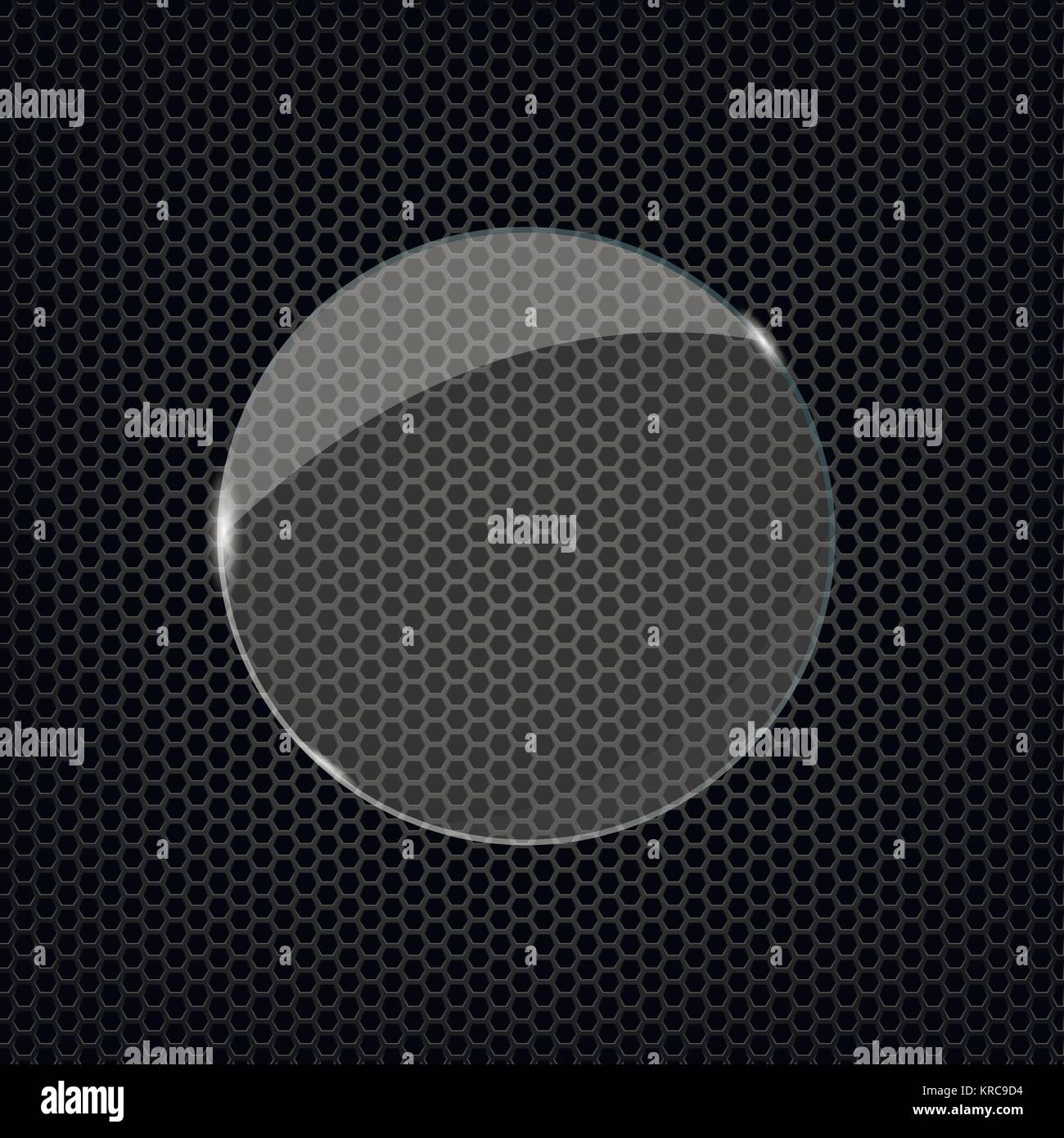 Verre rond Banque d'images vectorielles - Alamy