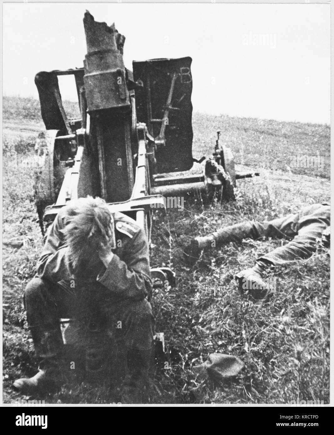 Captured german soldier Banque d'images noir et blanc - Alamy