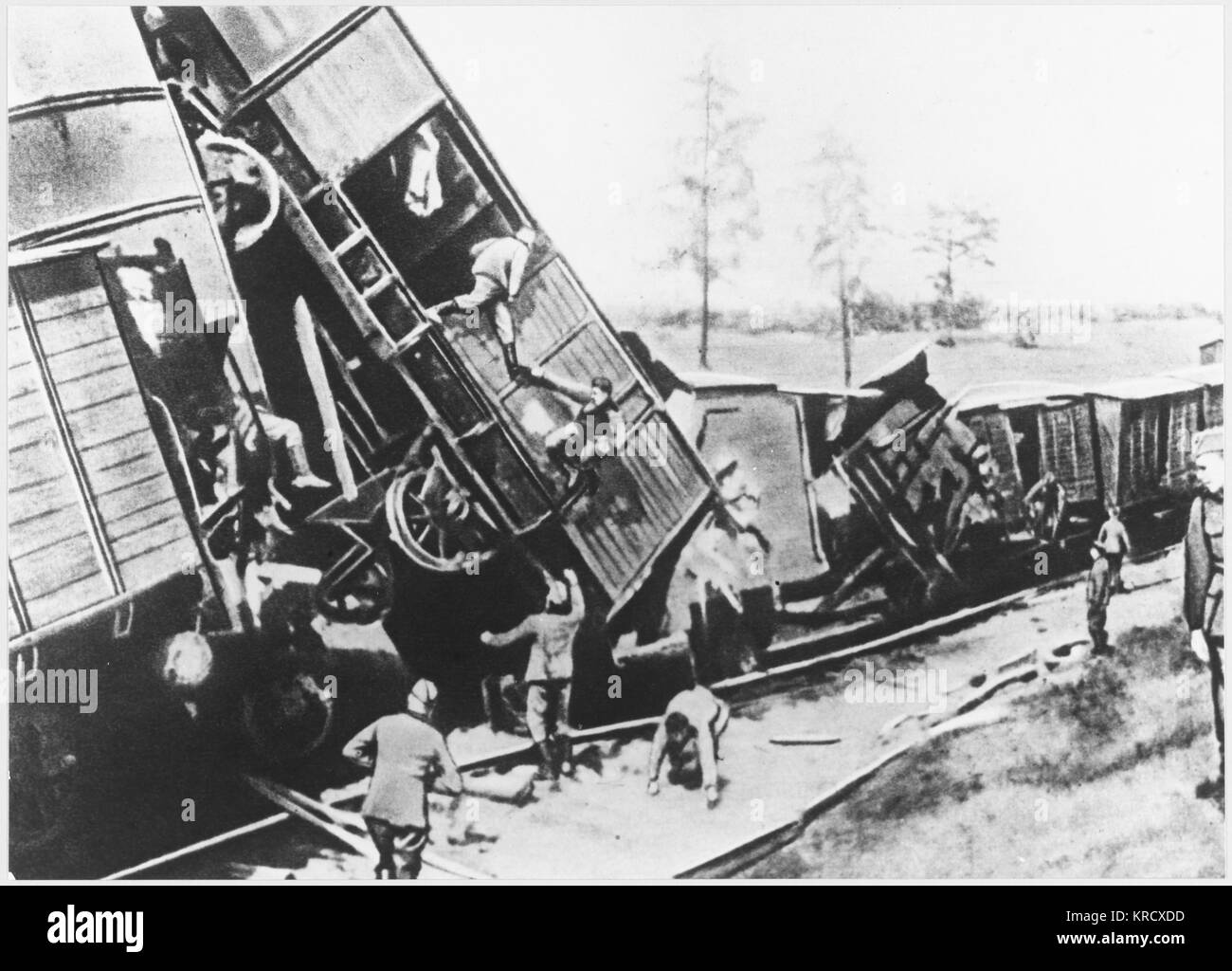 Sabotage de train Banque de photographies et d’images à haute ...