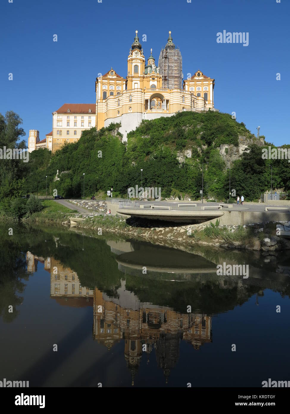 Melk, Stift Melk, Autriche Photo Stock - Alamy