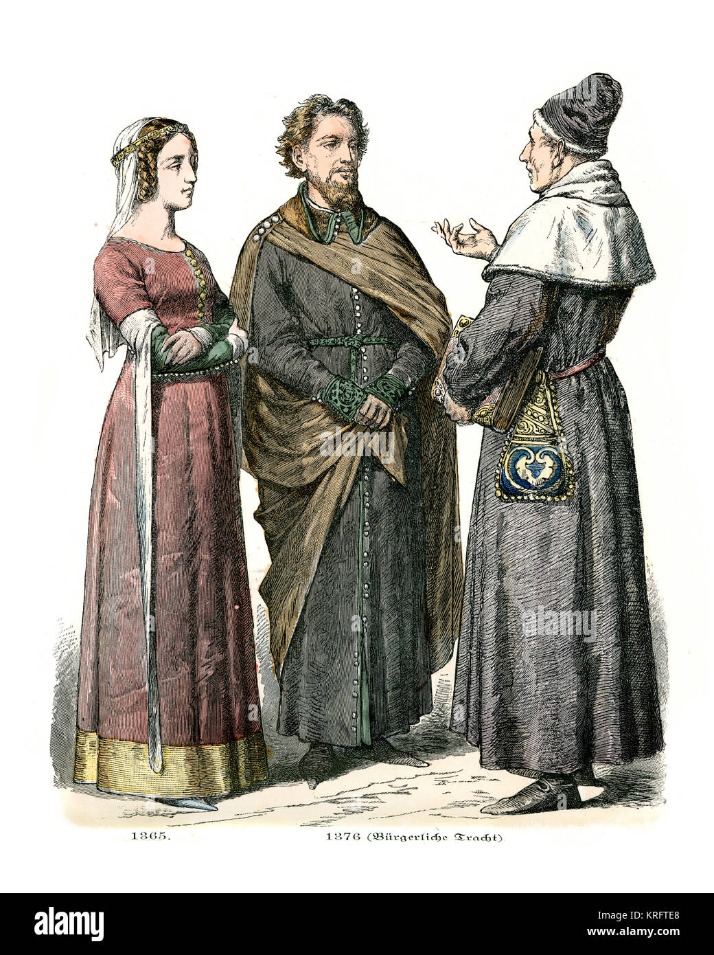 Médiéval gravure Banque d'images détourées - Alamy