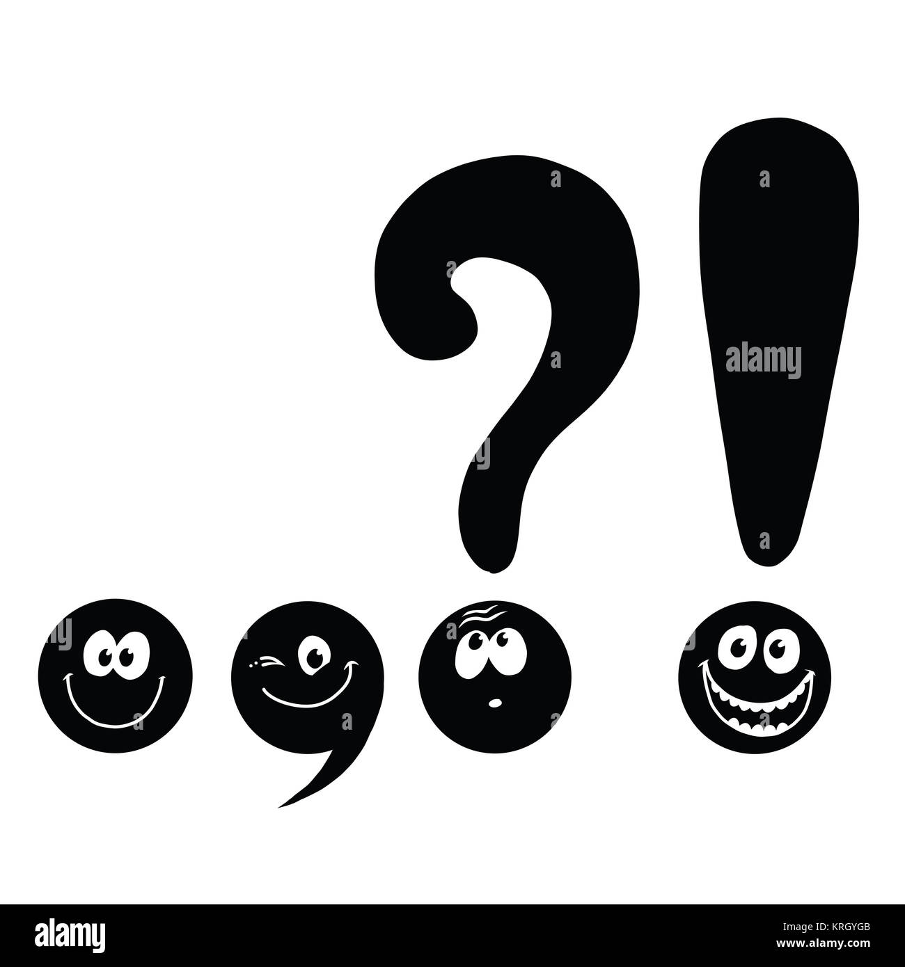 Exclamation point smiley Banque de photographies et d’images à haute ...
