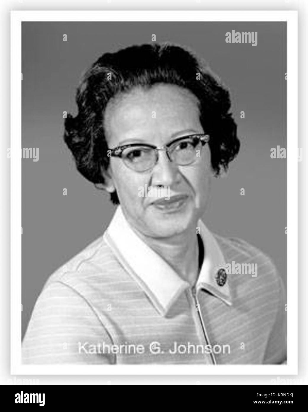 Katherine johnson Banque d'images noir et blanc - Alamy