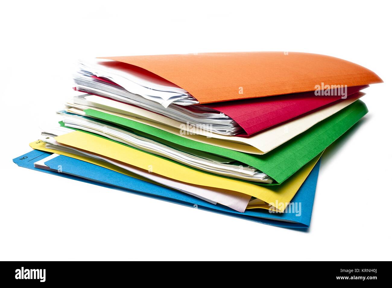 Pile of files Banque de photographies et d’images à haute résolution - Alamy
