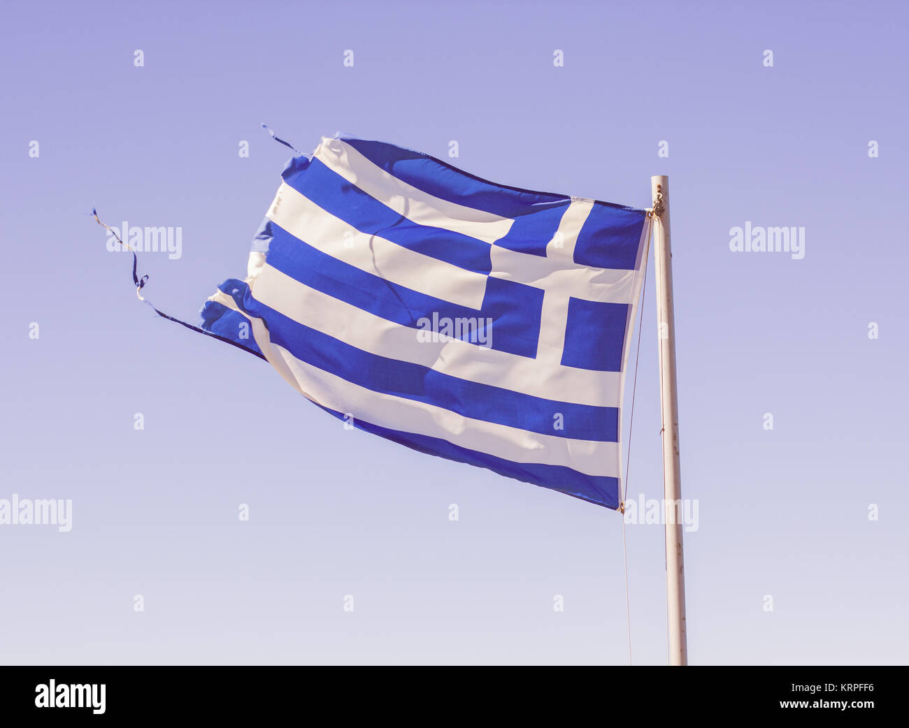 Drapeau national grec Banque de photographies et d’images à haute ...