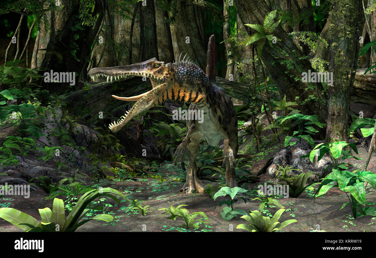 Spinosaurus dinosaur Banque de photographies et d’images à haute résolution - Alamy