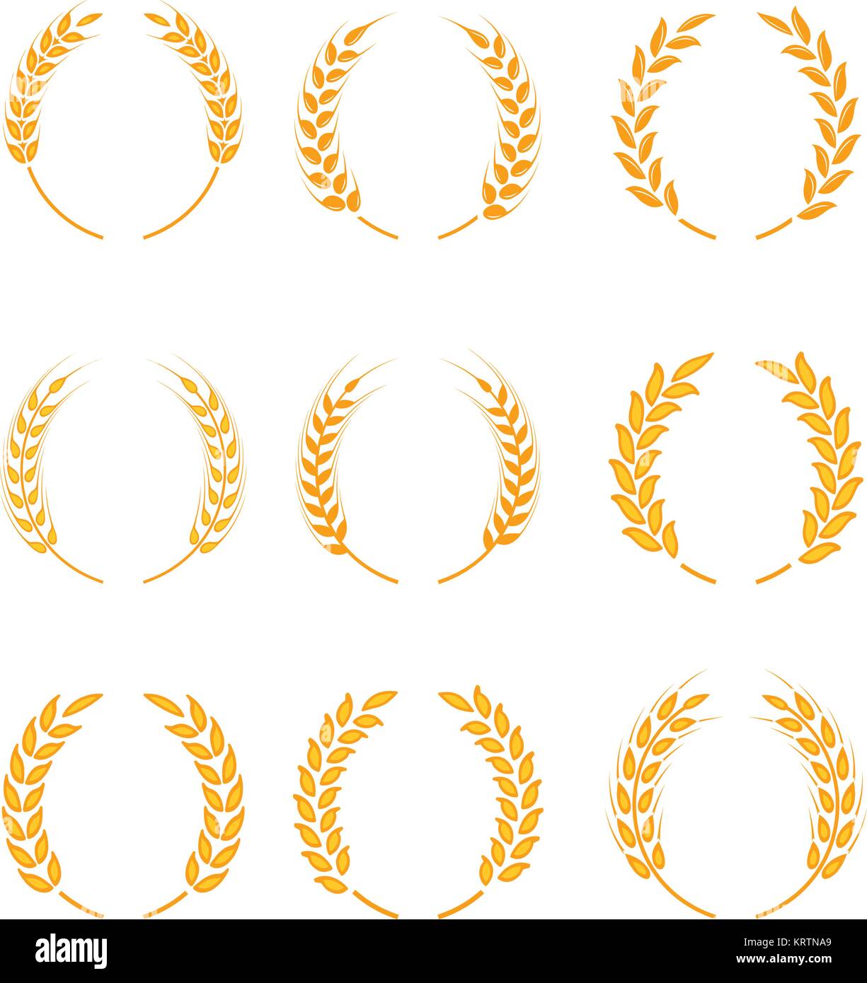 Wheat Vector Isolated Logo Sign Banque d'image et photos - Page 8 - Alamy