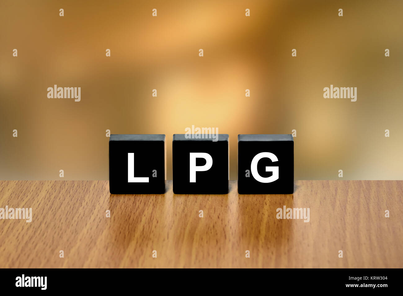 Le GPL ou gaz de pétrole liquéfié sur bloc noir Photo Stock - Alamy