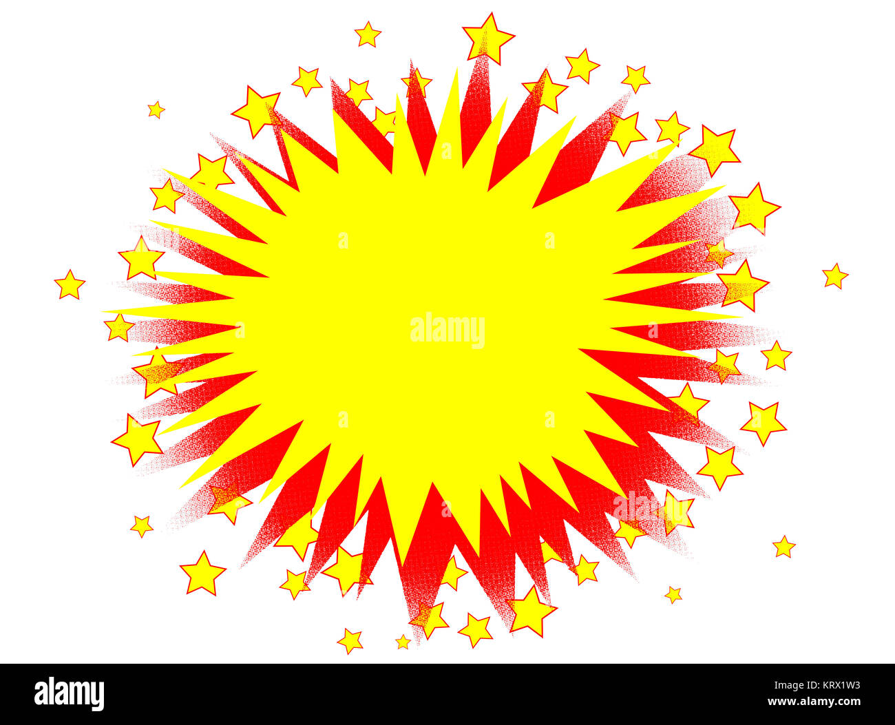 Pop art photo illustration cartoon Banque d'images détourées - Alamy