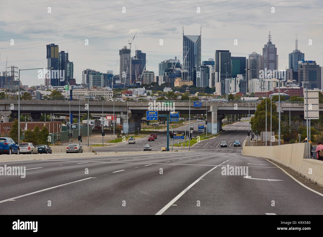 Melbourne motorway Banque de photographies et d’images à haute ...