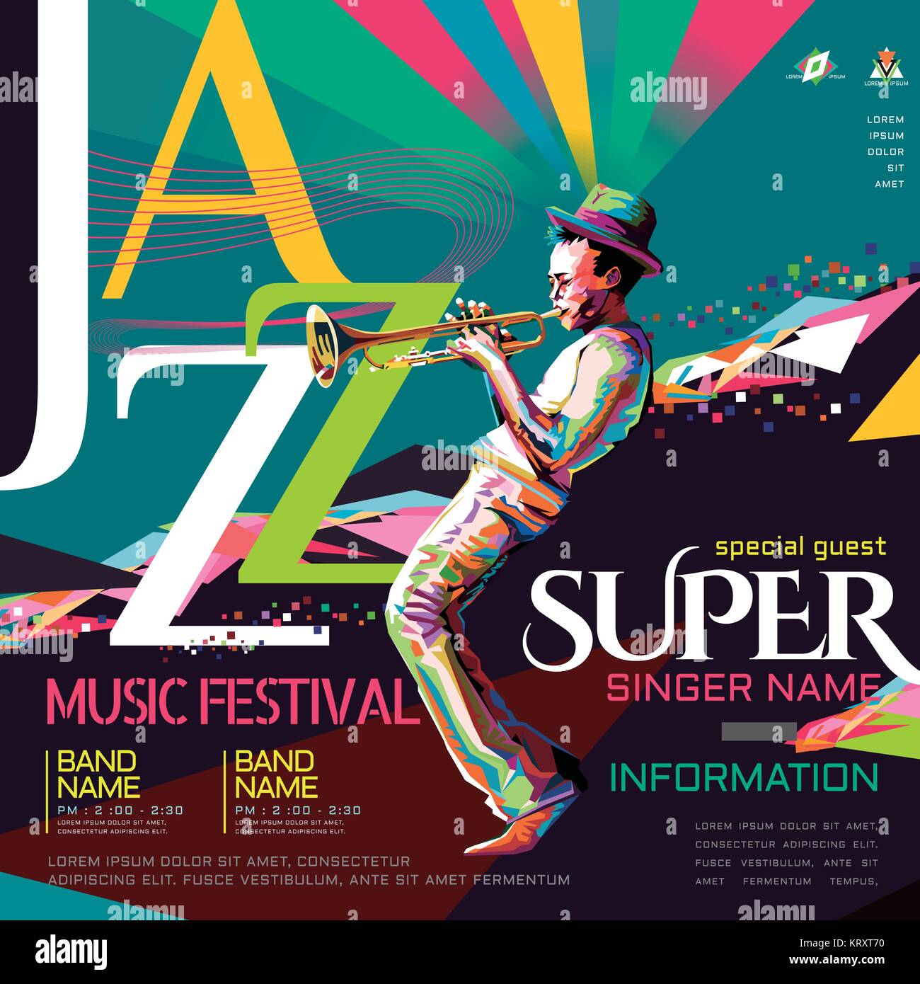 Affiche de performance Banque d'images vectorielles - Alamy