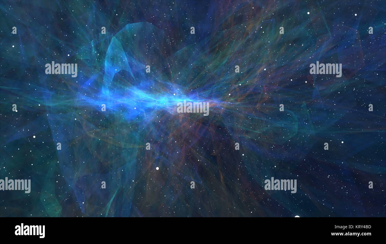 Milky Way Galaxy Animation Photo Stock - Alamy