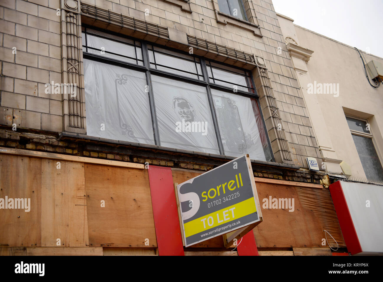 KFC a fermé à High Street, Southend on Sea, Essex en raison de l ...