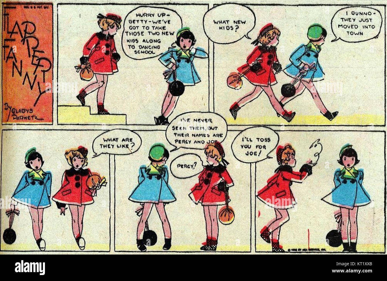 *Flapper Fanny* de *The Funnies*, numéro 1, capture l'humour et le ...