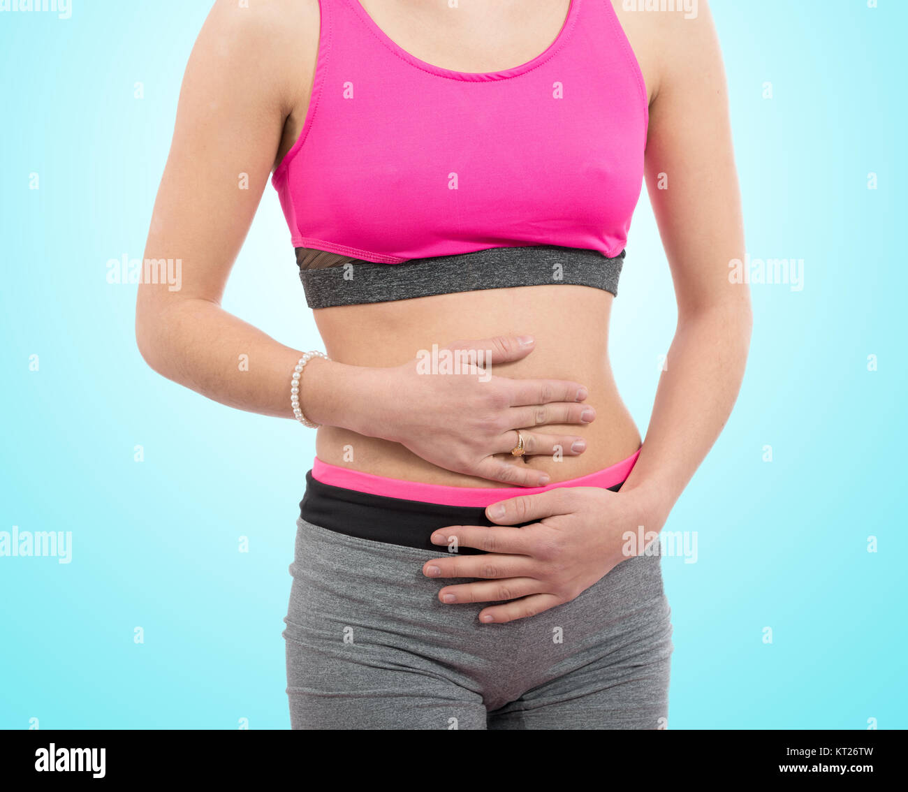 Le corps humain abdomen ventre Banque de photographies et d’images à ...