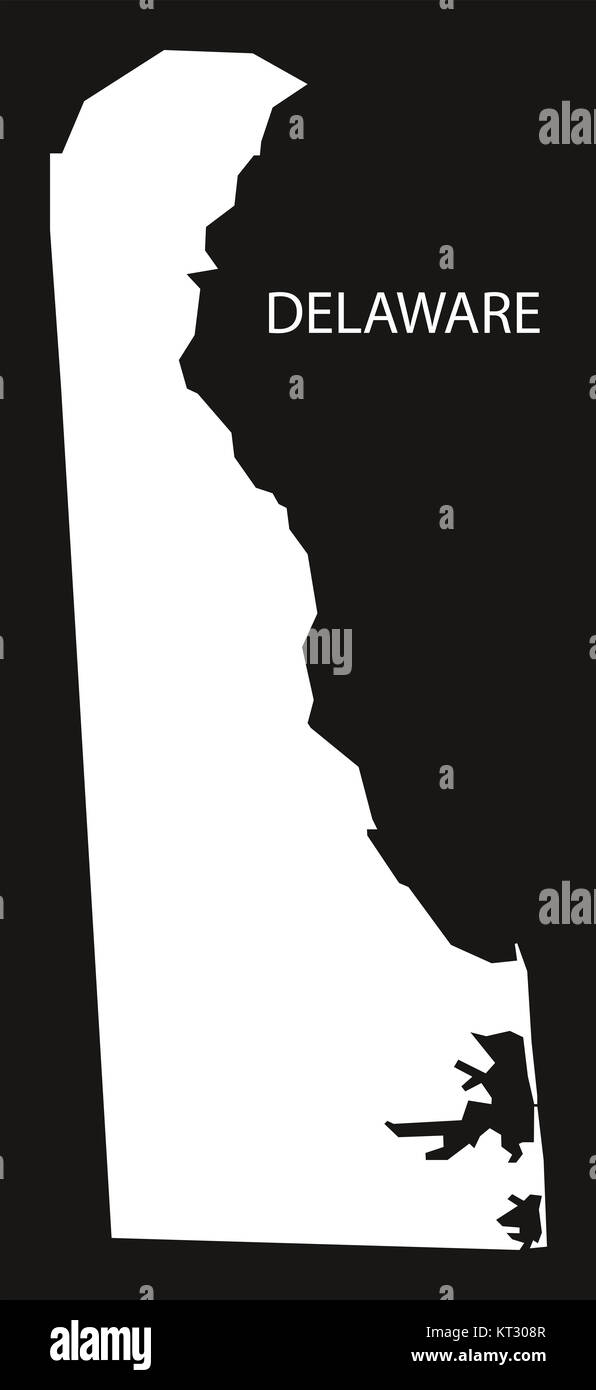 Carte du delaware usa Banque de photographies et d’images à haute ...