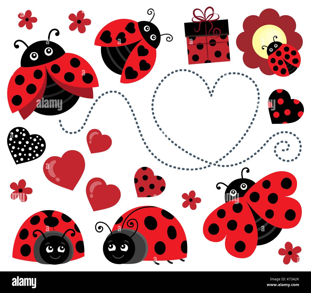 2 coccinelles Banque de photographies et d’images à haute résolution ...