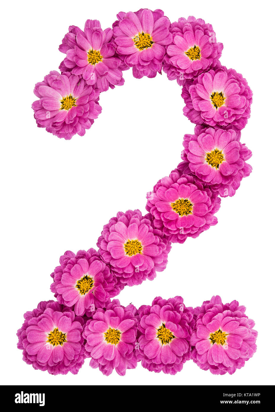 Chiffre arabe 2 fleur Banque de photographies et d’images à haute ...
