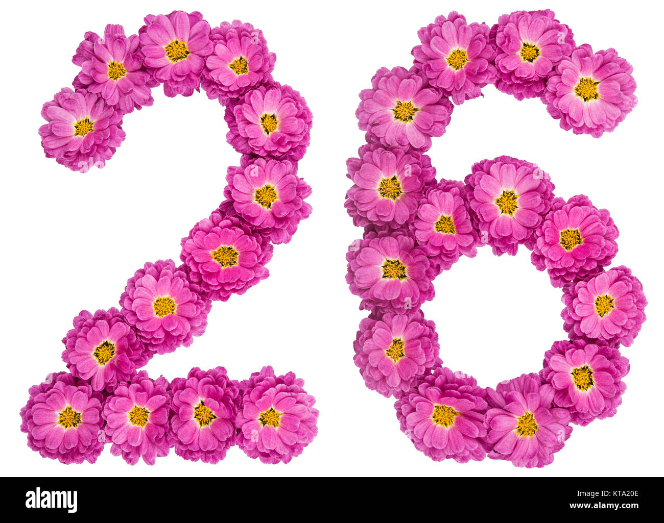 Happy birthday number 26 greeting Banque de photographies et d’images à ...