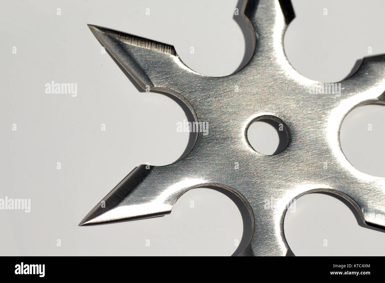 Ninja star shuriken throwing weapon Banque de photographies et d’images ...
