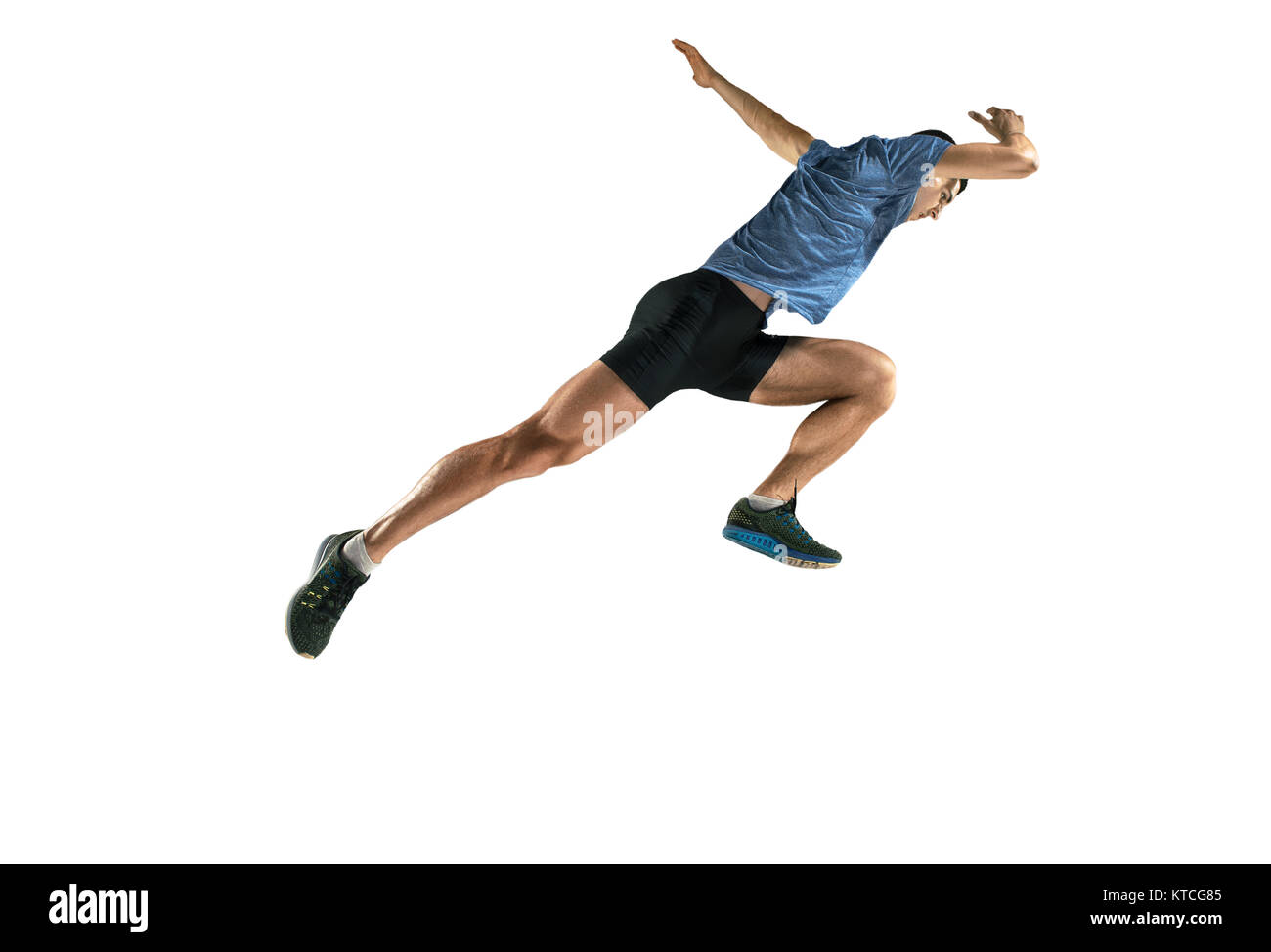 High jump athlete Banque de photographies et d’images à haute ...