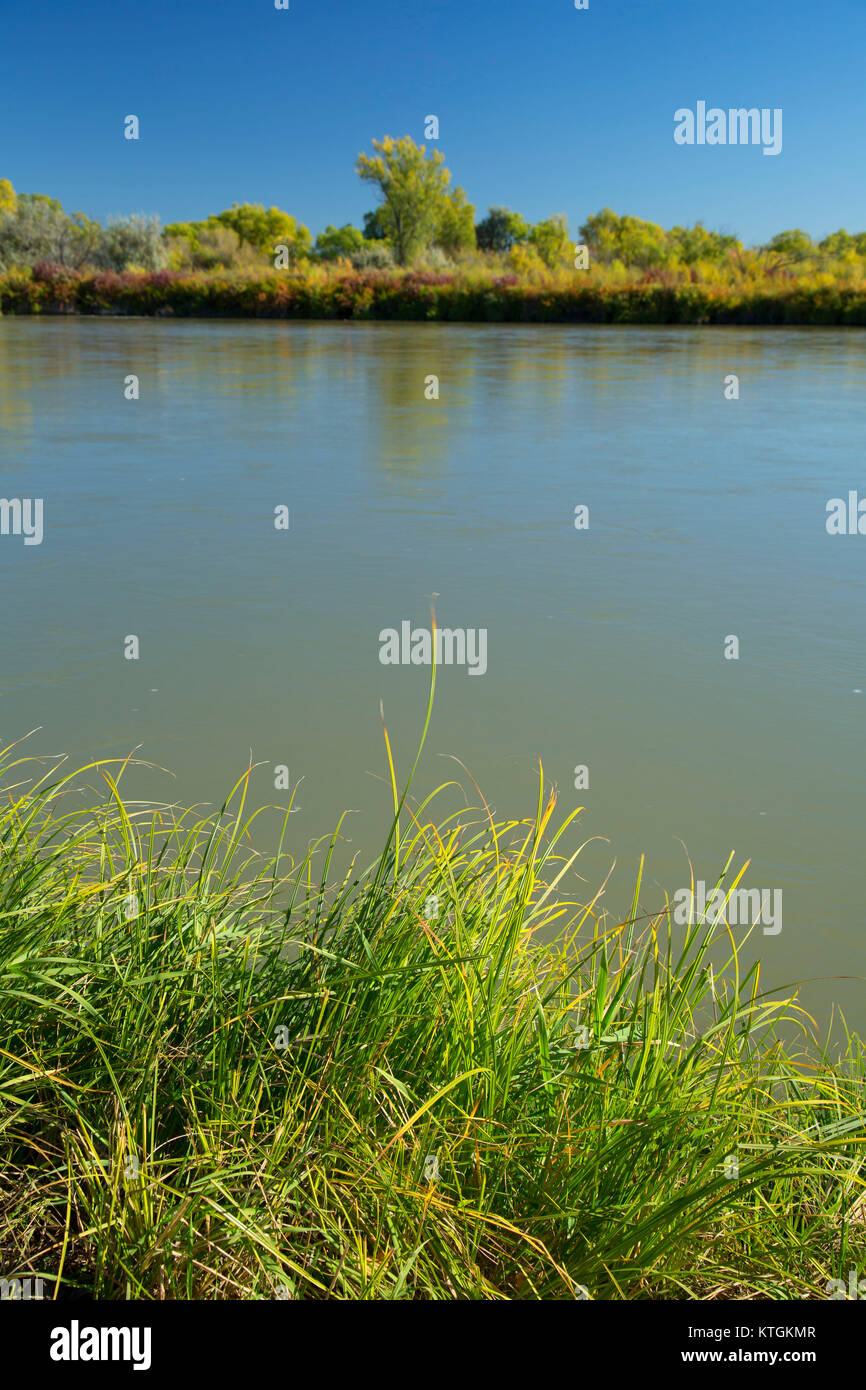 Bighorn River, Manuel Lisa accès Pêche Site, comté de Yellowstone ...