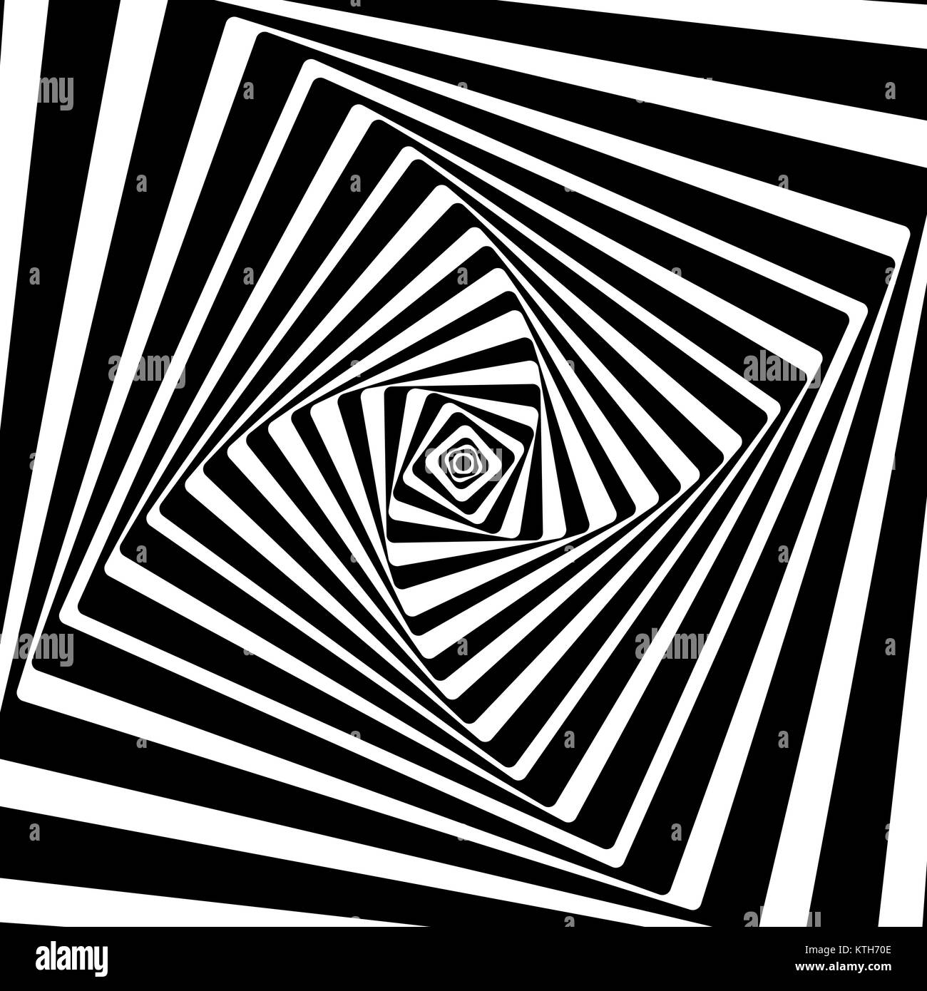 Une illusion d'optique en noir et blanc. Vasarely effet d'optique Image ...