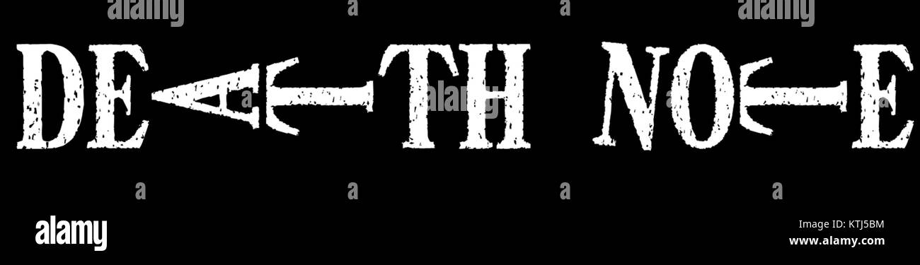Logo Death Note Photo Stock - Alamy