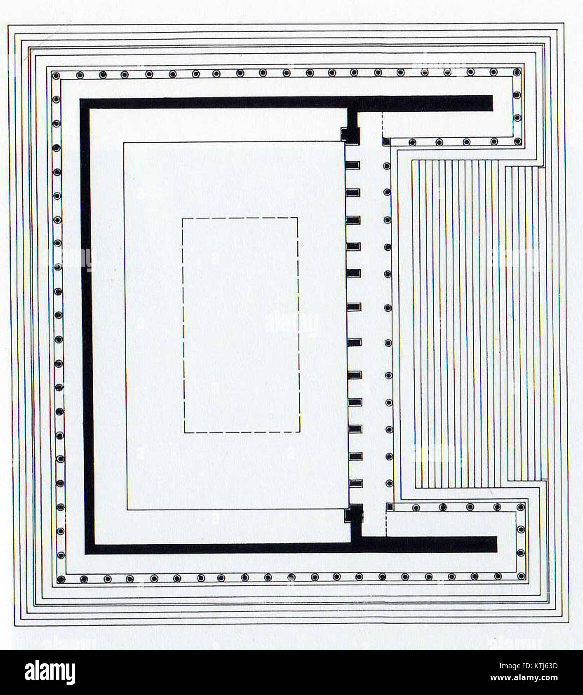Le 'Grundriss Pergamonlatar' est un plan détaillé de l'autel de Pergame ...