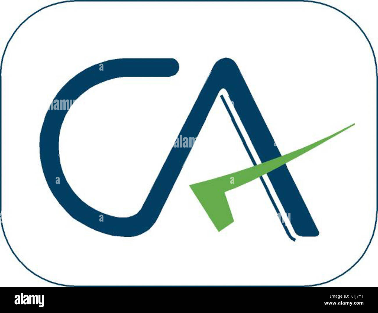 Le logo CA fait référence à un design ou symbole spécifique ...