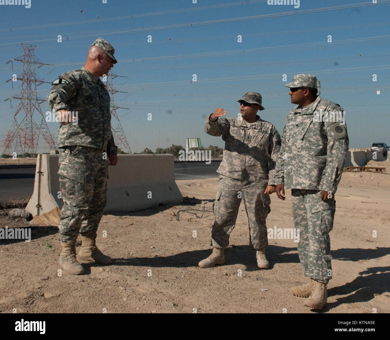 CAMP ARIFJAN, au Koweït -- Master Sgt. Steve Kirby, sous-officier de ...