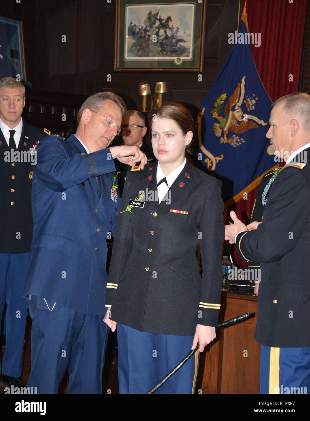 NEW YORK, NY-1er lieutenant Prairie, 69e Régiment d'infanterie, est ...