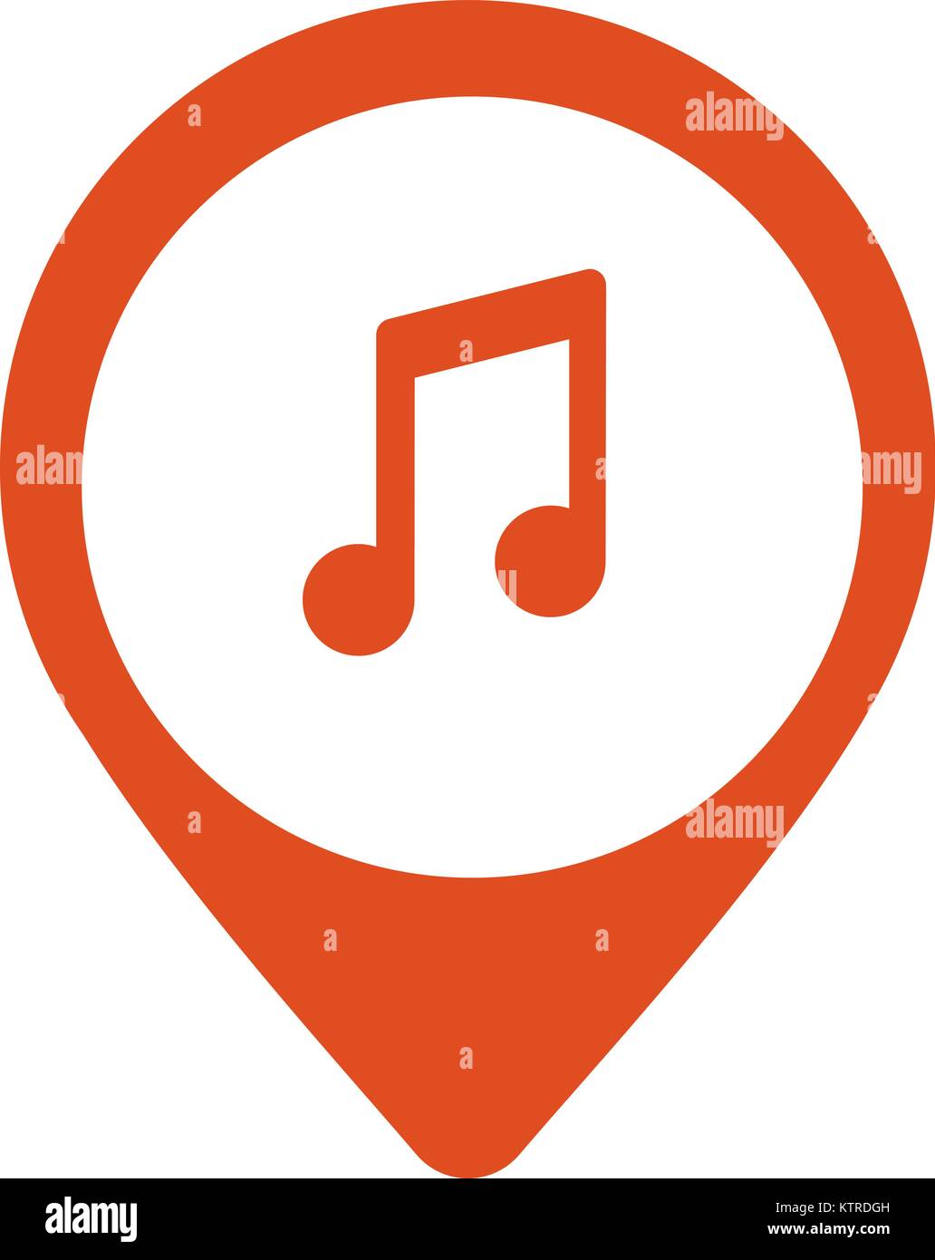 Icône de la musique Banque d'images vectorielles - Alamy