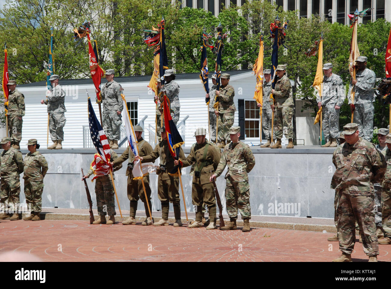 Les soldats de l'armée américaine de la Garde Nationale de New York's ...