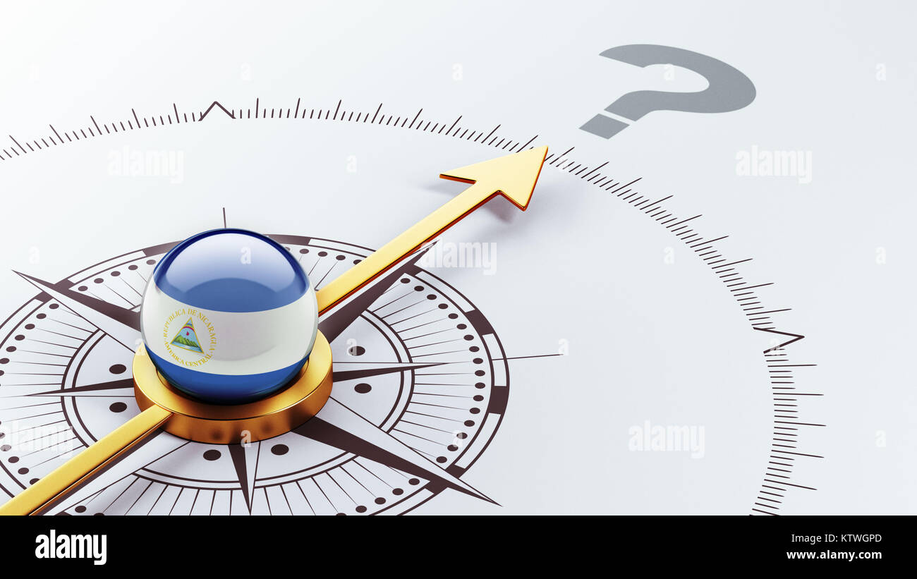 Nicaragua Une haute résolution Question Mark Concept Photo Stock - Alamy