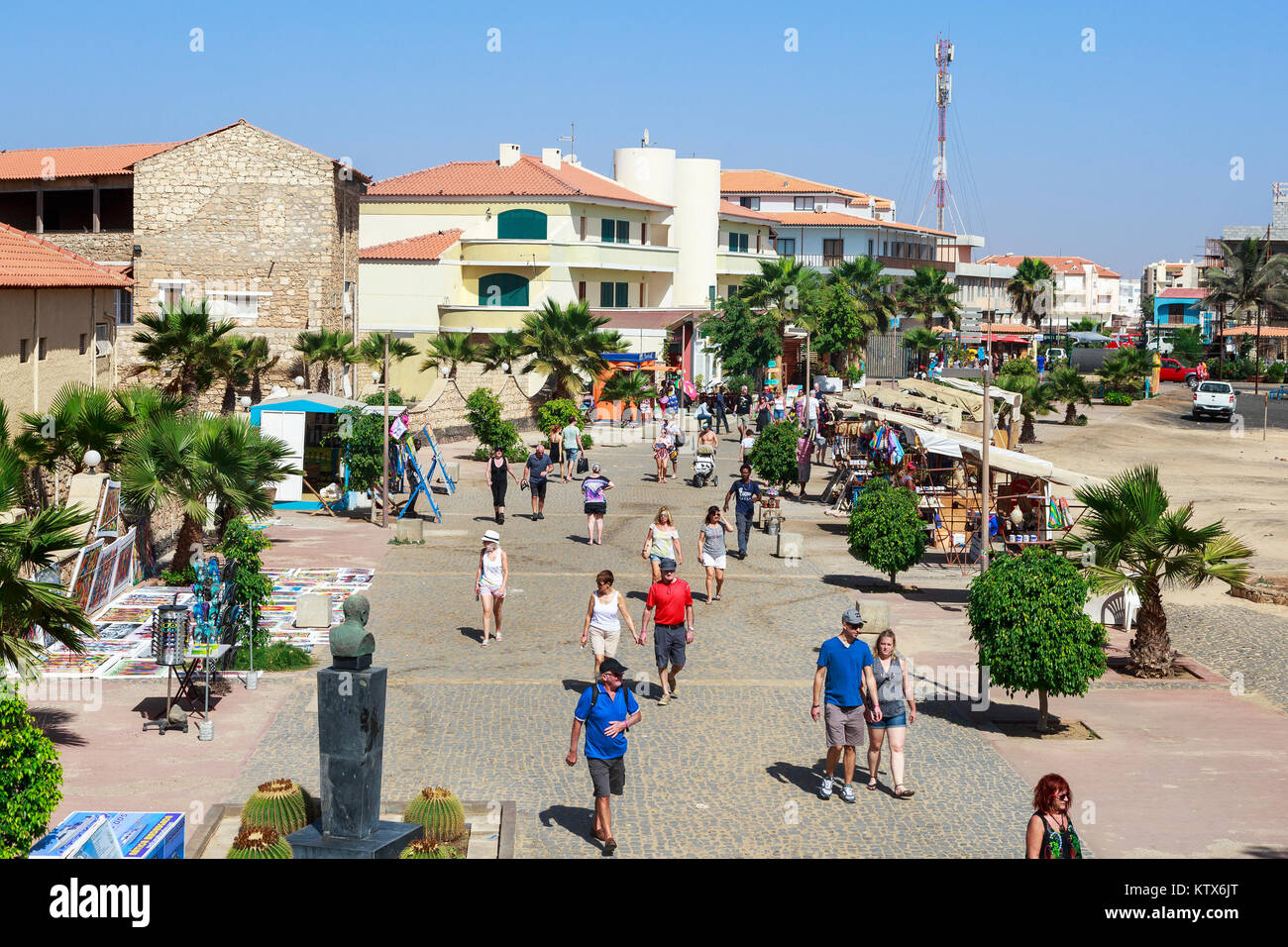 Tourisme Cap Vert Santa Maria Banque d'image et photos - Alamy