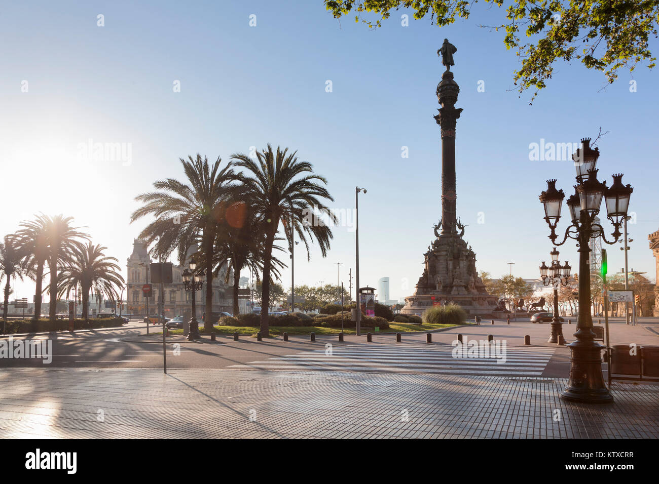 Monument de Christophe Colomb (Monument a Colom), Placa del Portal de ...