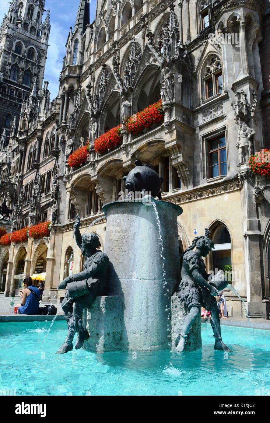 Fontaines de munich Banque de photographies et d’images à haute ...