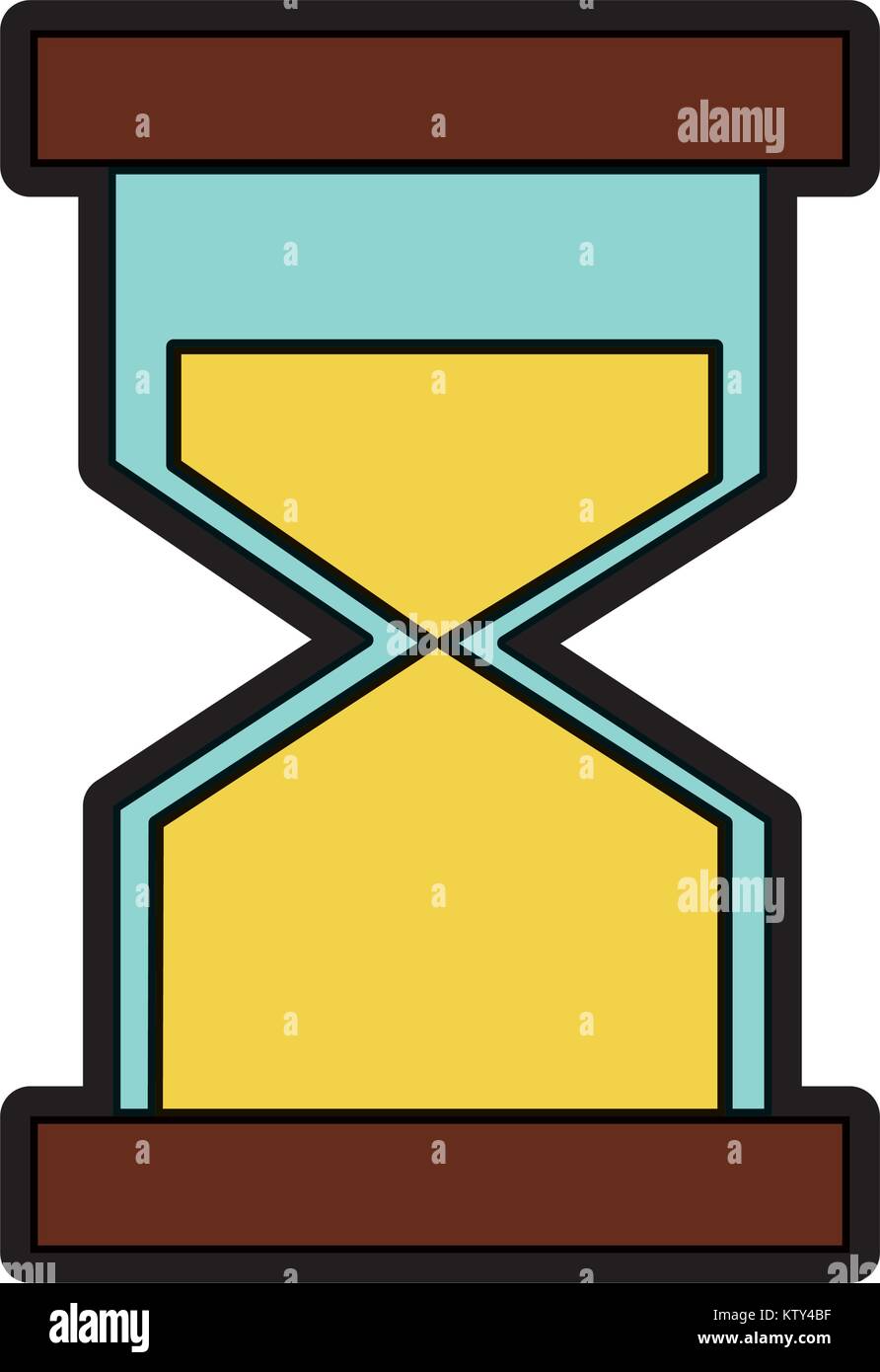 Icône De Symbole Sablier Banque d'images vectorielles - Alamy