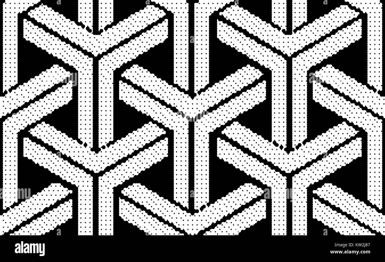 Gradient Demi ton arrière-plan transparent triangle cube 3D cadre ...