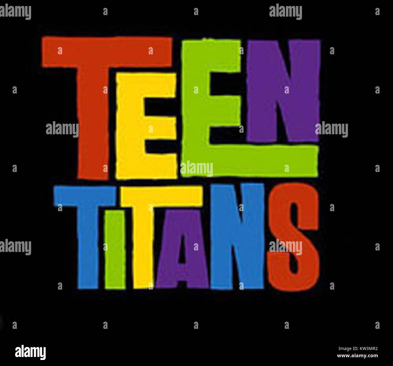 Le logo Teen Titans représente la série animée populaire, connue pour ...