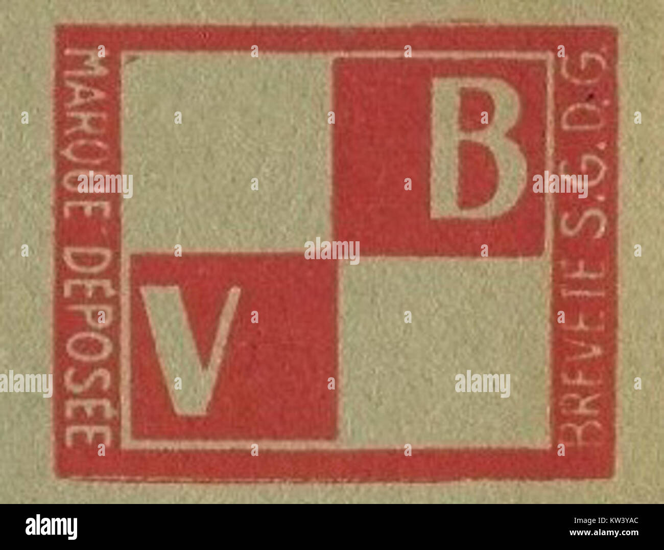 Logo VB V.B. Logo Photo Stock - Alamy