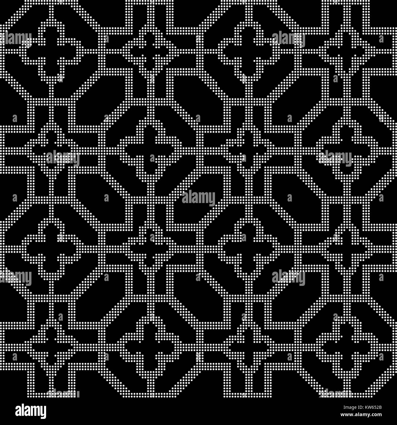 Ronde demi-teinte de fond transparent noir fleur croix croix octogonale ...