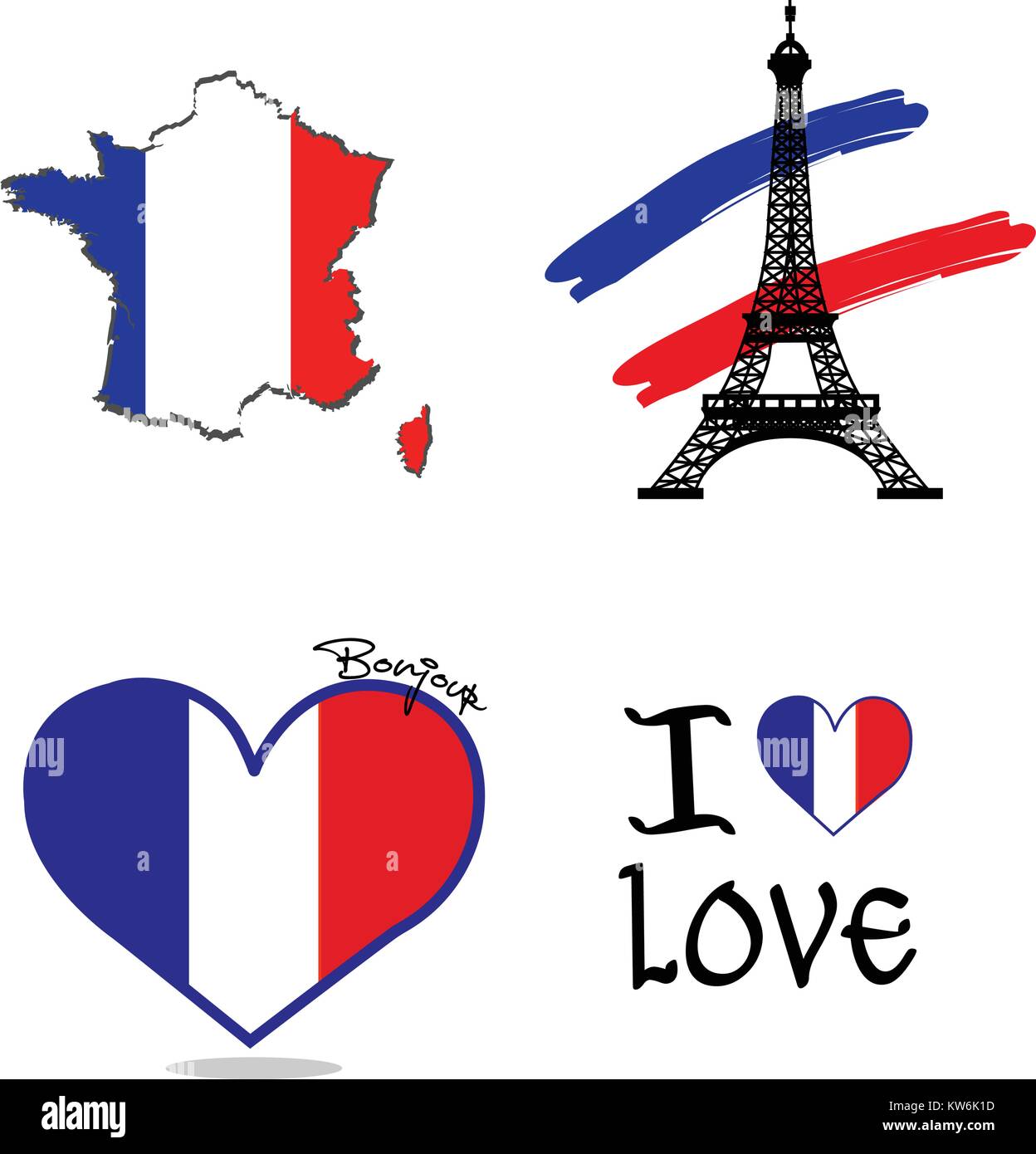 Symbole France commémorative Image Vectorielle Stock - Alamy