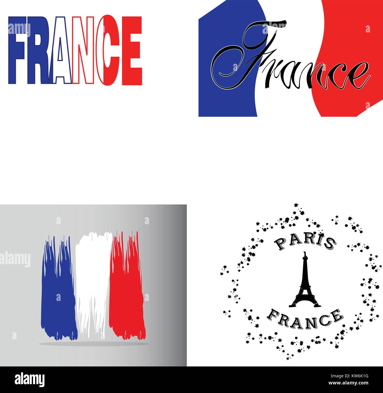 Symbole France commémorative Image Vectorielle Stock - Alamy